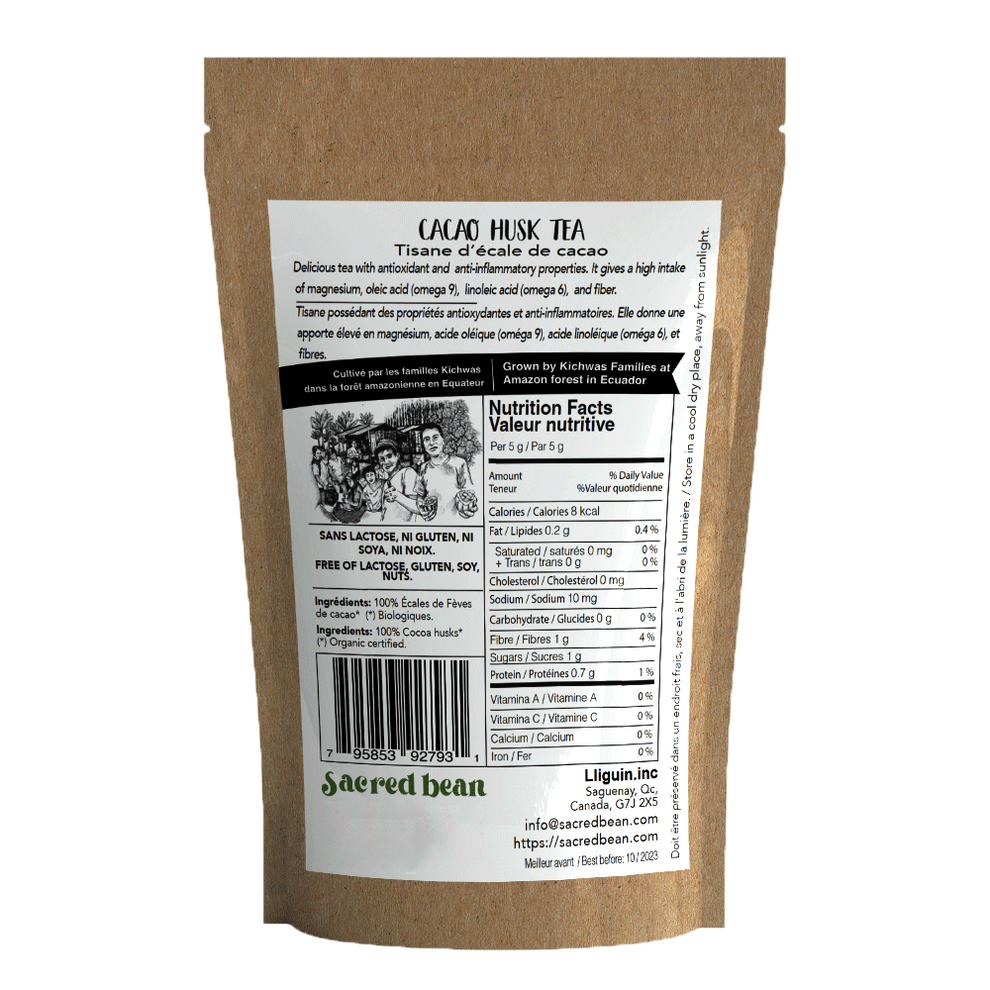 Organic Cacao Husk Tea – Sacred bean